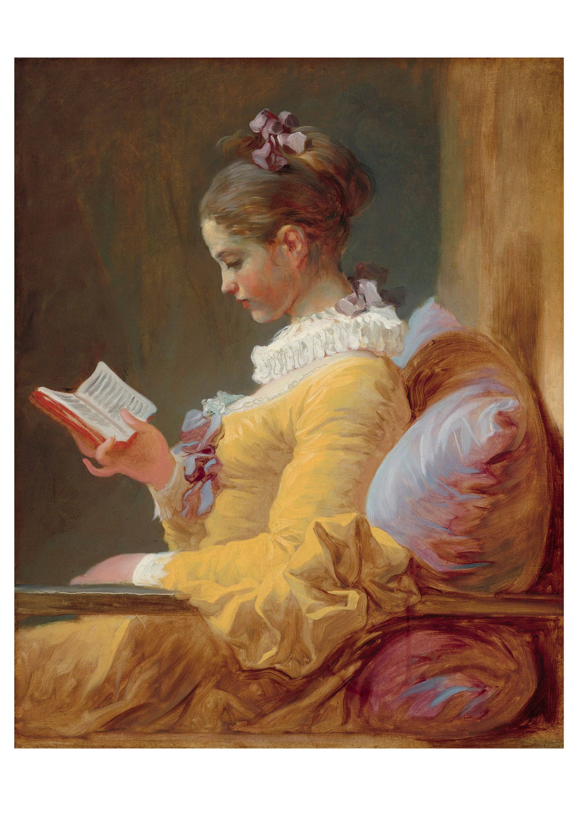 Jean-Honoré Fragonard: Young Girl Reading Notecard – SHOP ARTS BMA