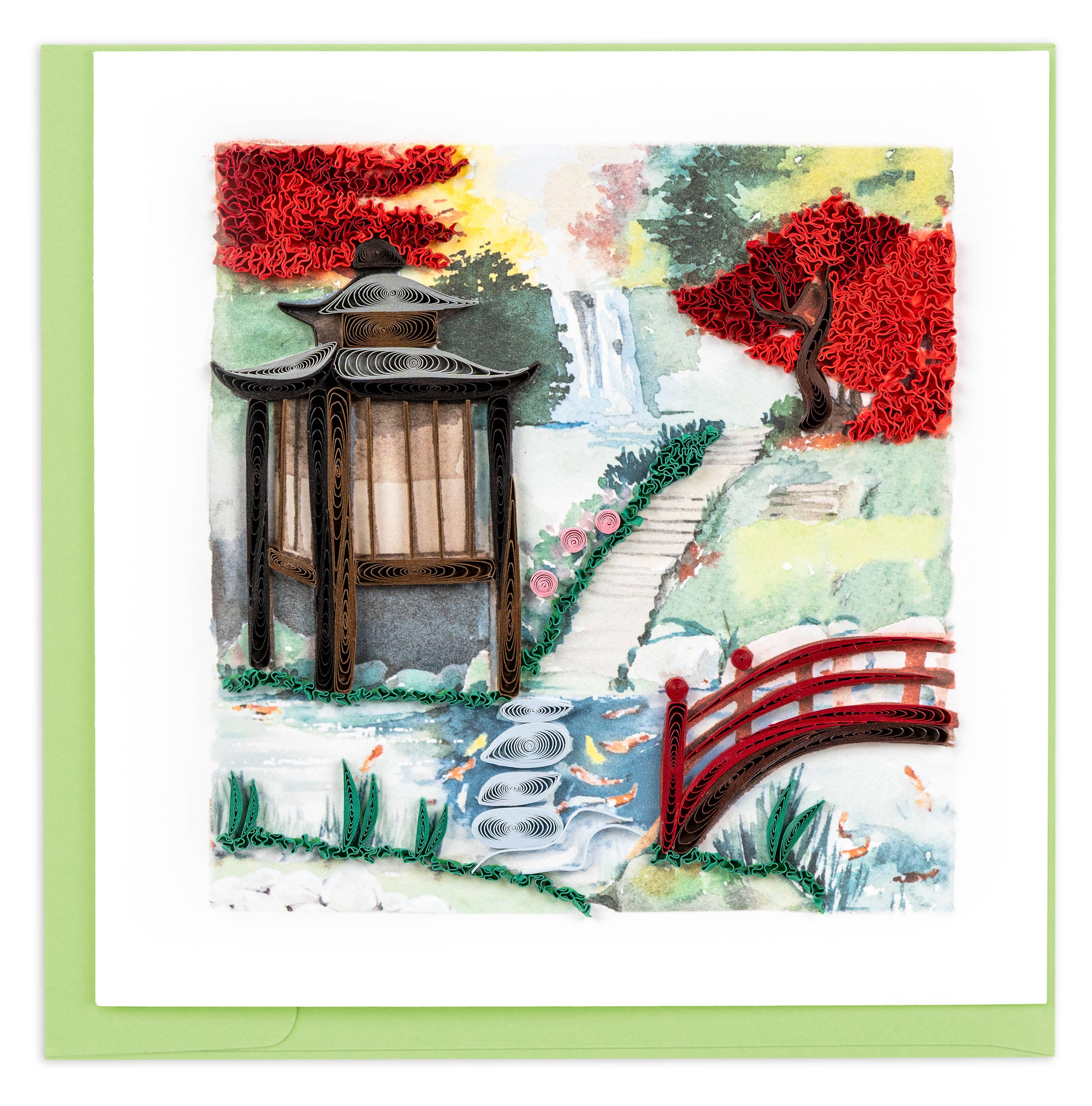 Quilled Japanese Garden Greeting Card – SHOP ARTS BMA