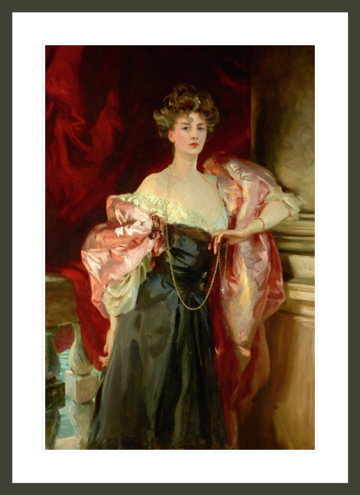 John Singer Sargent "Lady Helen Vincent, Viscountess d’Abernon" Custom ...