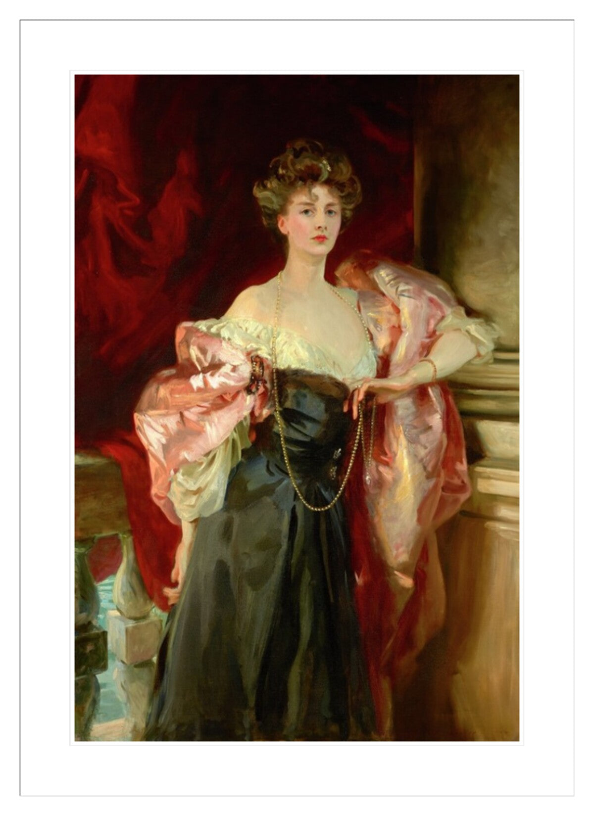 John Singer Sargent "Lady Helen Vincent, Viscountess d’Abernon" Custom ...